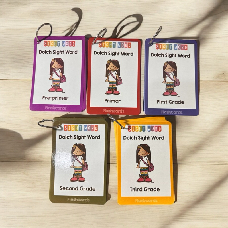 《USED二手》220 Dolch Sight Words Flash Card Kid Flash Card Early Learning ...