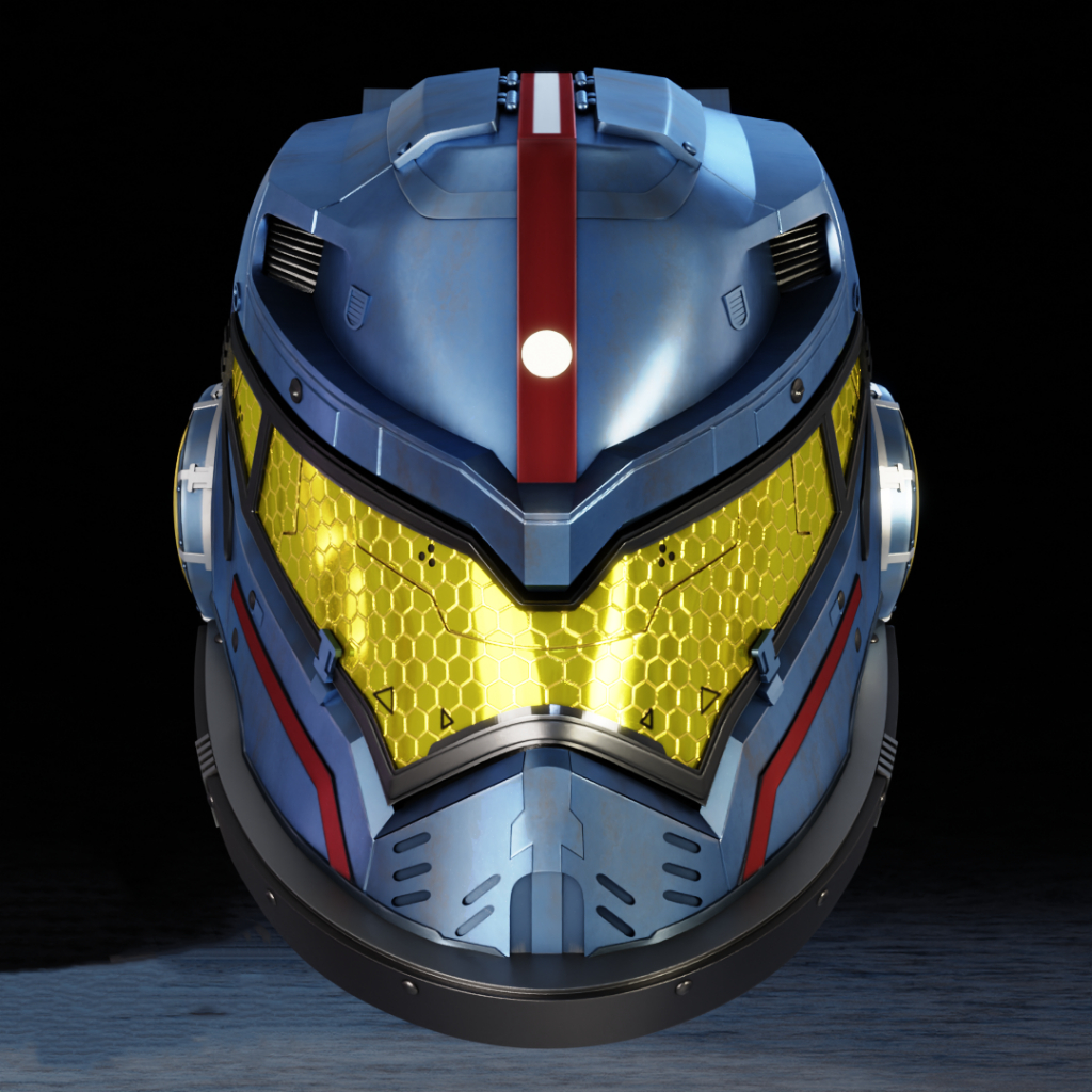 Gipsy Ranger - Pacific Rim Cosplay STL Files Helmet 3D Print Wearable ...