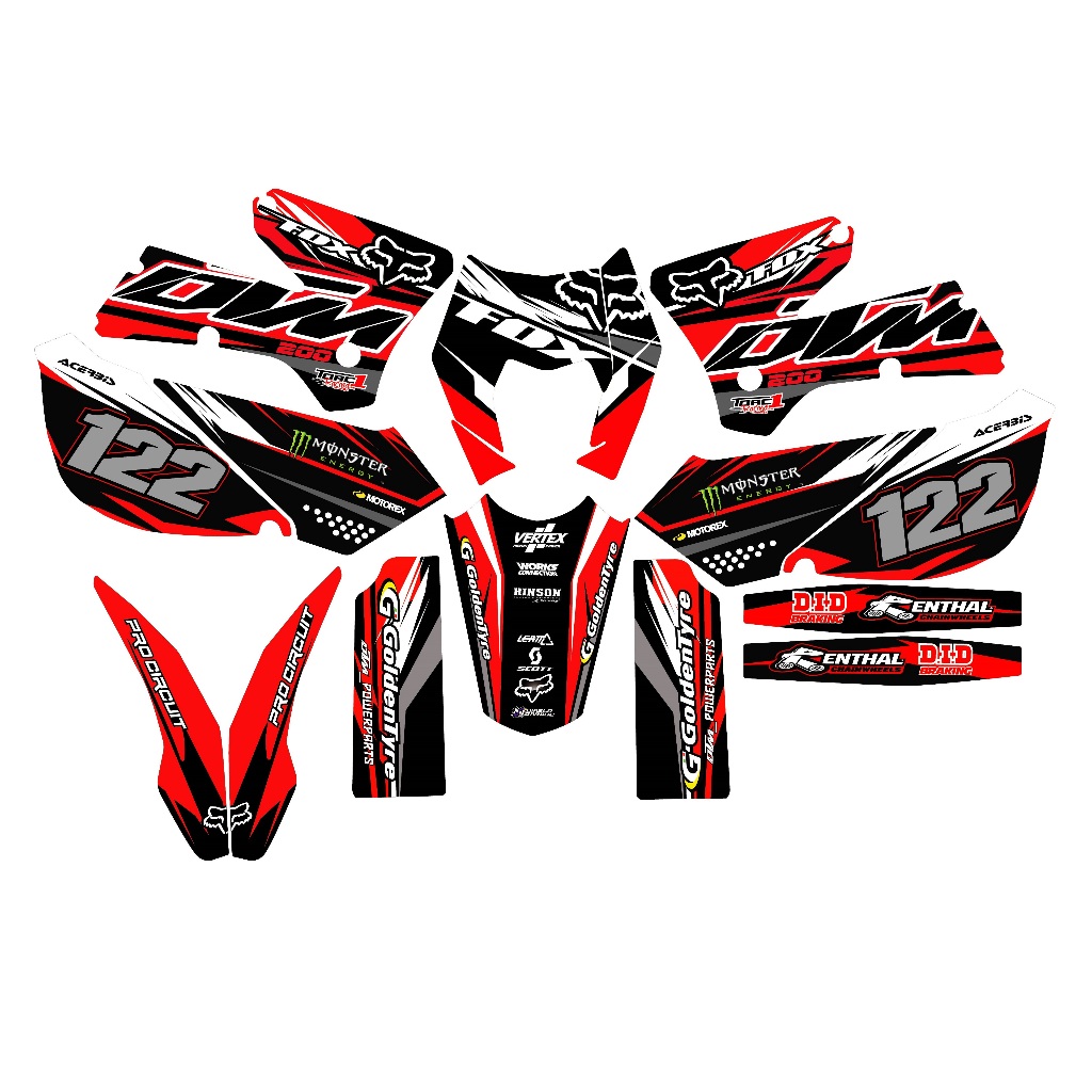 3m decal demak dtm 150 dan dtm 200 | Shopee Malaysia