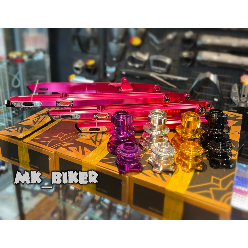 KING DRAG (1 SET) ALLOY HUB RACING HUB SPRING TEST LC135 Y125ZR Y15 Y16 ...