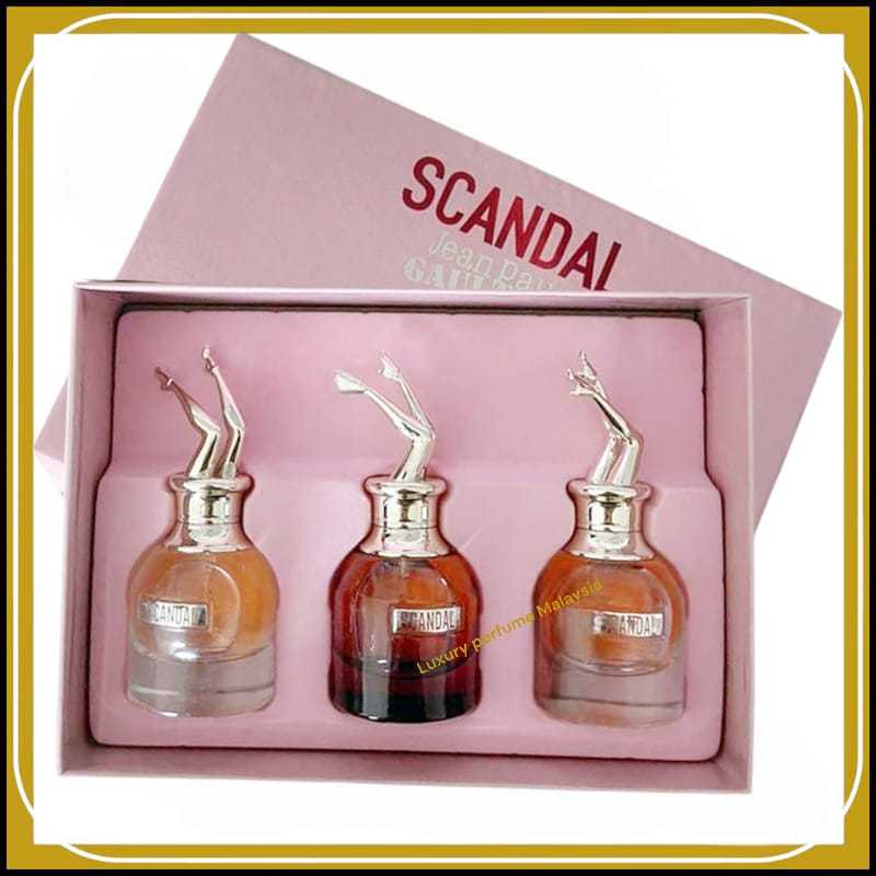 100% Genuine 3in1 Scandal Perfume Set 3x30ml | Shopee Malaysia