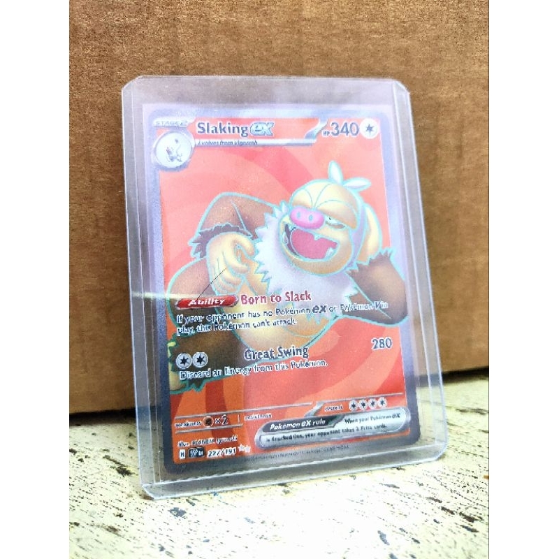 Surging Sparks | Slaking EX - Pokemon TCG Scarlet & Violet | SSP 227/ ...