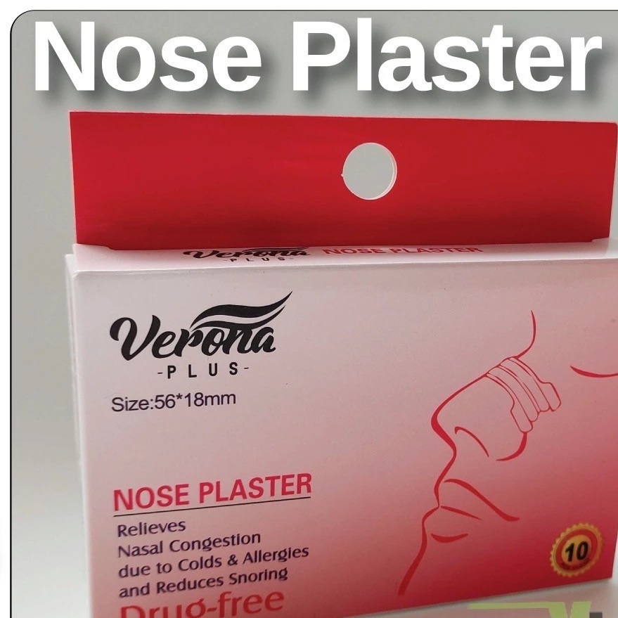 Verona 10 pcs nasal strips congestion relief anti snoring sleeping nose ...