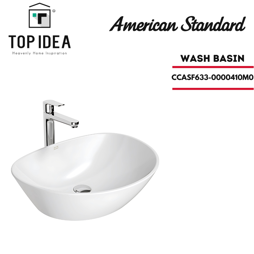 American Standard Neo Modern Vessel Wash Basin | Bathroom Counter Top ...