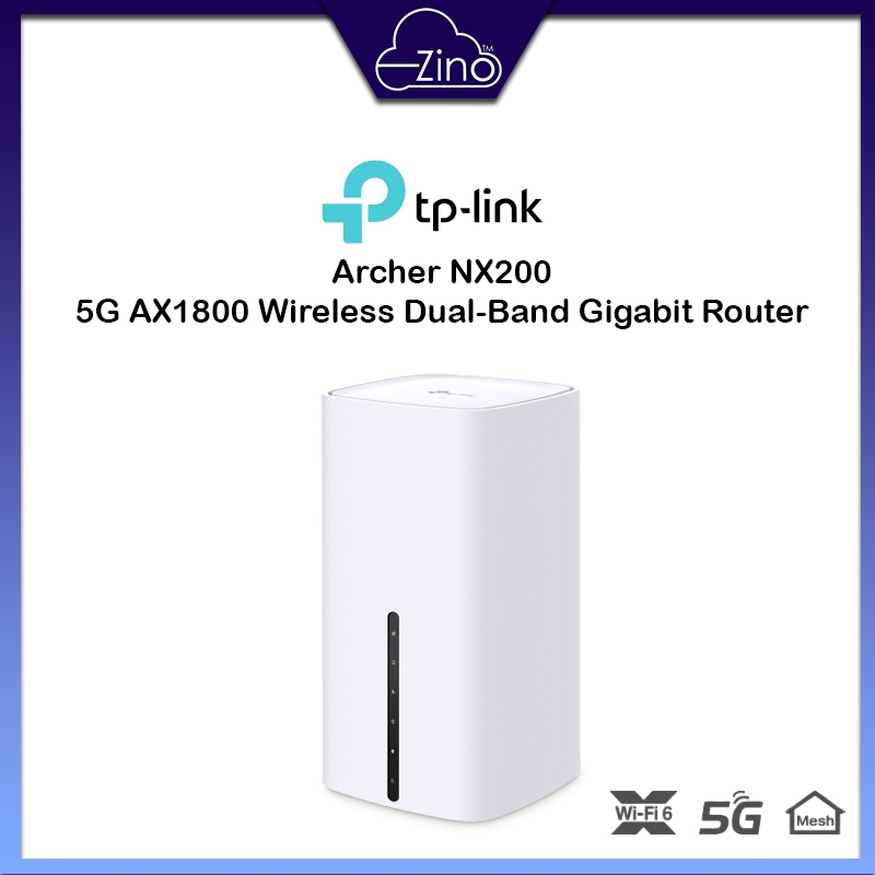 TP-LINK Archer NX200 5G AX1800 Wireless Dual-Band Gigabit Router ...