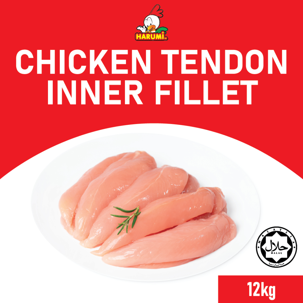 Chicken Tenders/Tendon Inner Fillet (12kg) HARUMi Fresh Frozen | Shopee ...