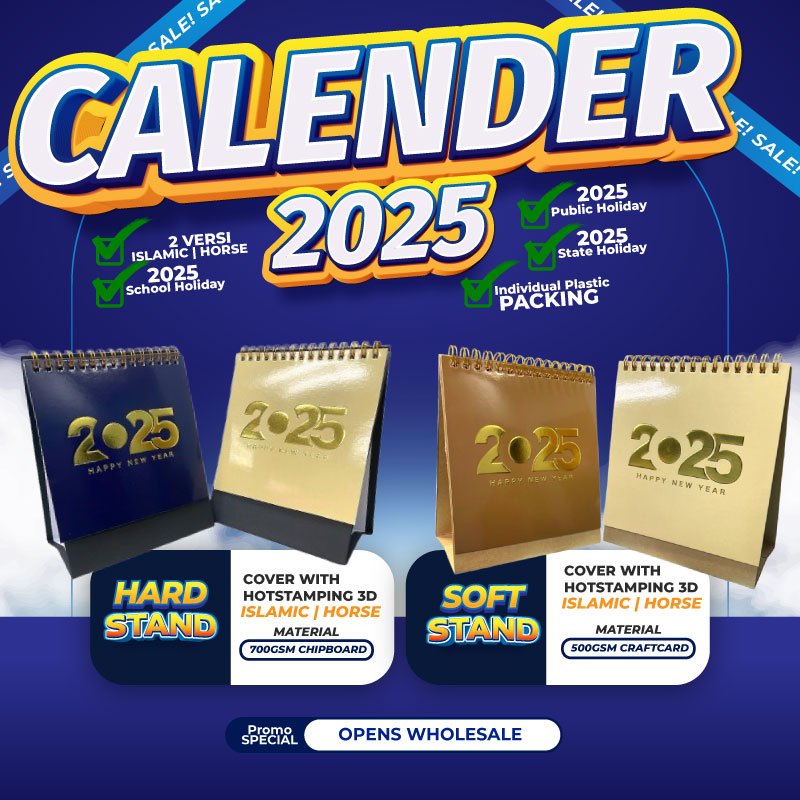 Calendar 2026 | MINI 5x6.8inch | CUTI SEKOLAH | DESK CALENDAR 2026 MINI ...