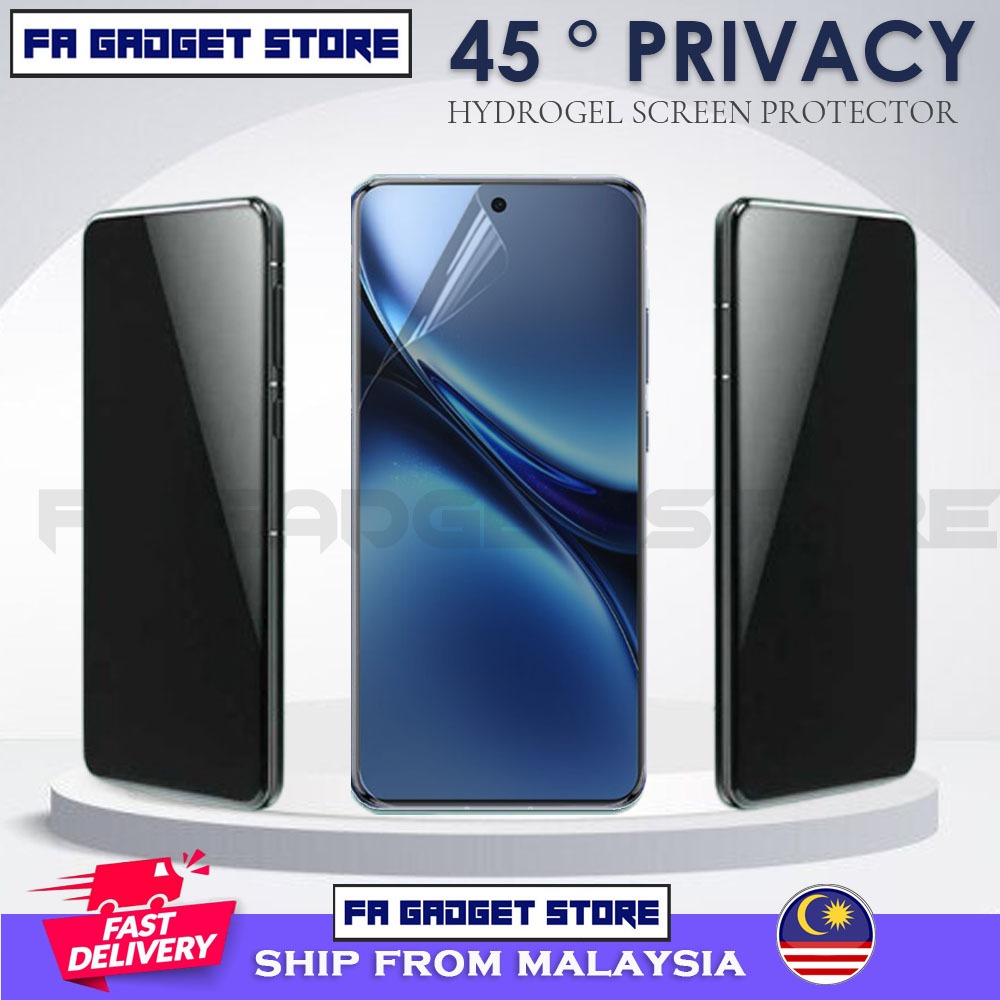 Vivo X200 FE | X200 Pro | Mini | X100 Pro | X90 | X80 Pro X70 X60 X50 Privacy Hydrogel Screen ...