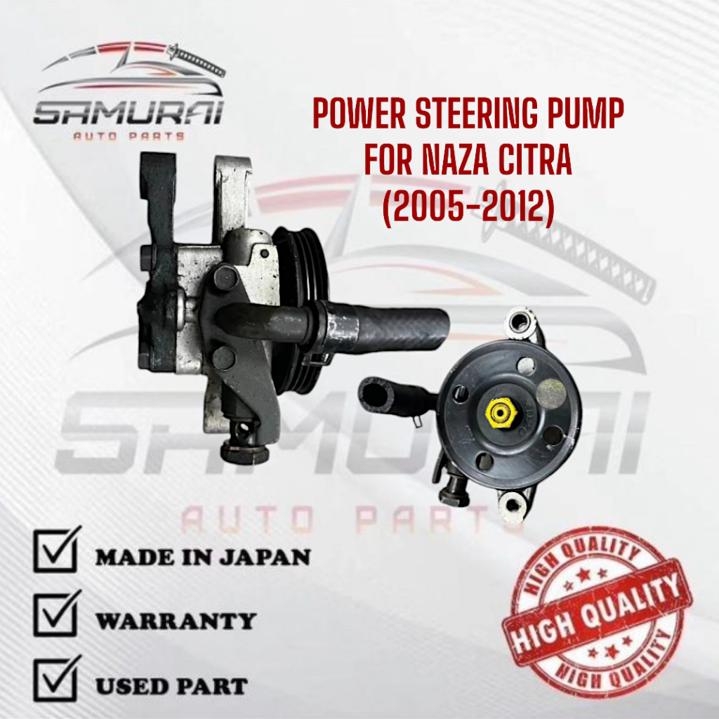 NAZA CITRA (2005-2012) POWER STEERING PUMP USED HALFCUT | Shopee Malaysia