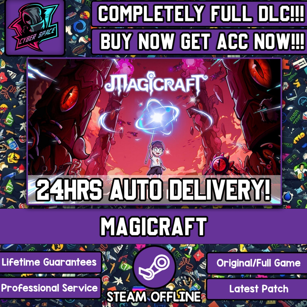 Magicraft [Auto Delivery] [Steam Offline] [Full DLC] Cyber Space PC Game | Shopee Malaysia