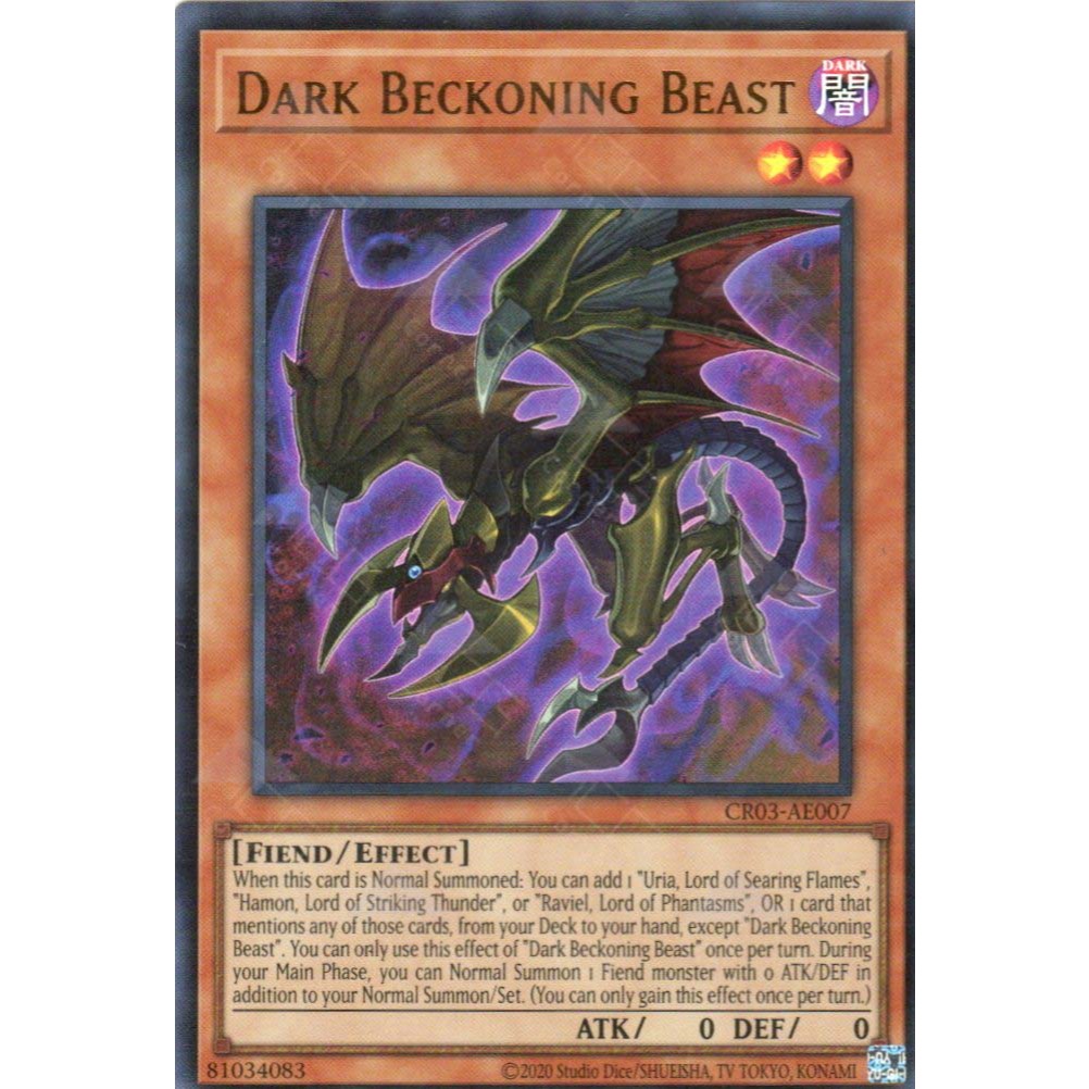CR03-AE007 Dark Beckoning Beast (UR) | Shopee Malaysia