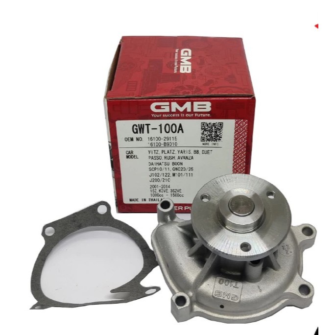 ORI 100 % GMB Engine Water Pump (GWT-100A) for Perodua Myvi 1.3 1.5 ...