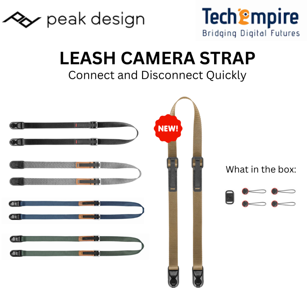 Peak Design Leash Ultralight Camera Strap ( Black / Ash / Sage ...