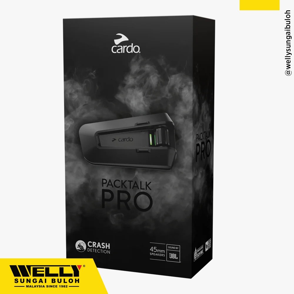 Cardo Packtalk Pro JBL Motorcycles Bluetooth Intercom (Authorized ...