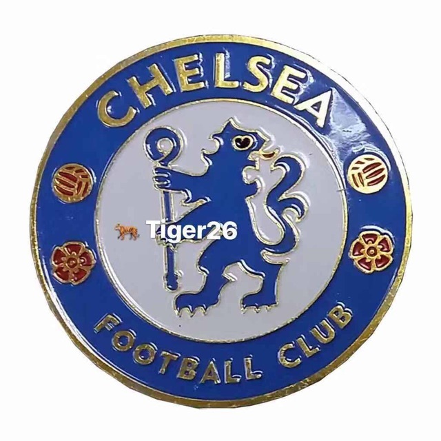 3D Chelsea Football Club ABS Chrome Car Logo Emblem Badge Plate Sticker ...