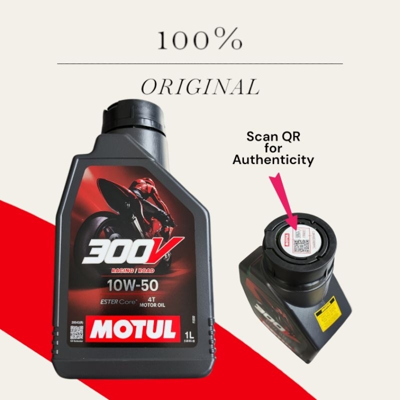 [Installation Available] Motul 300V 10w50 Fully Synthetic Motor Oil ...