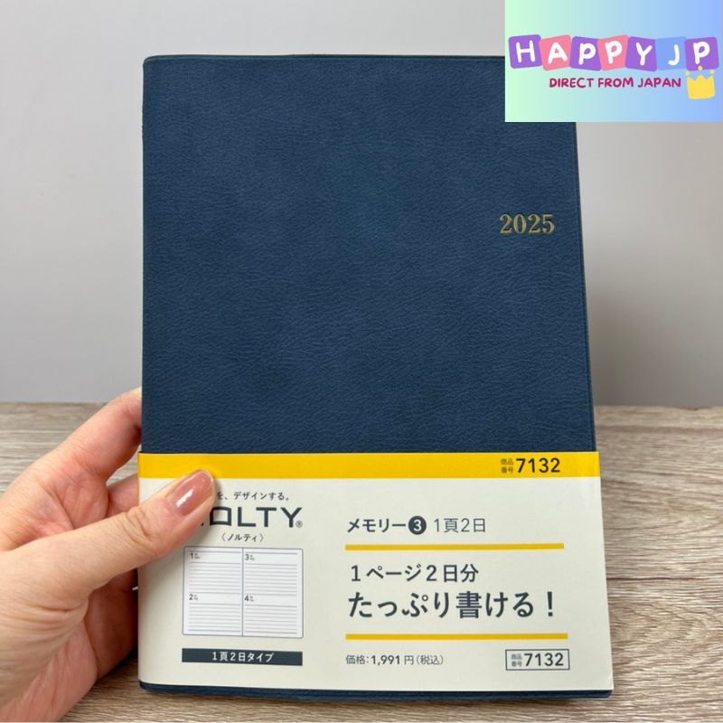 Efficiency NOLTY Planner 2025 A5 Daily Memory 2 Navy,Pink,Blue | Shopee ...