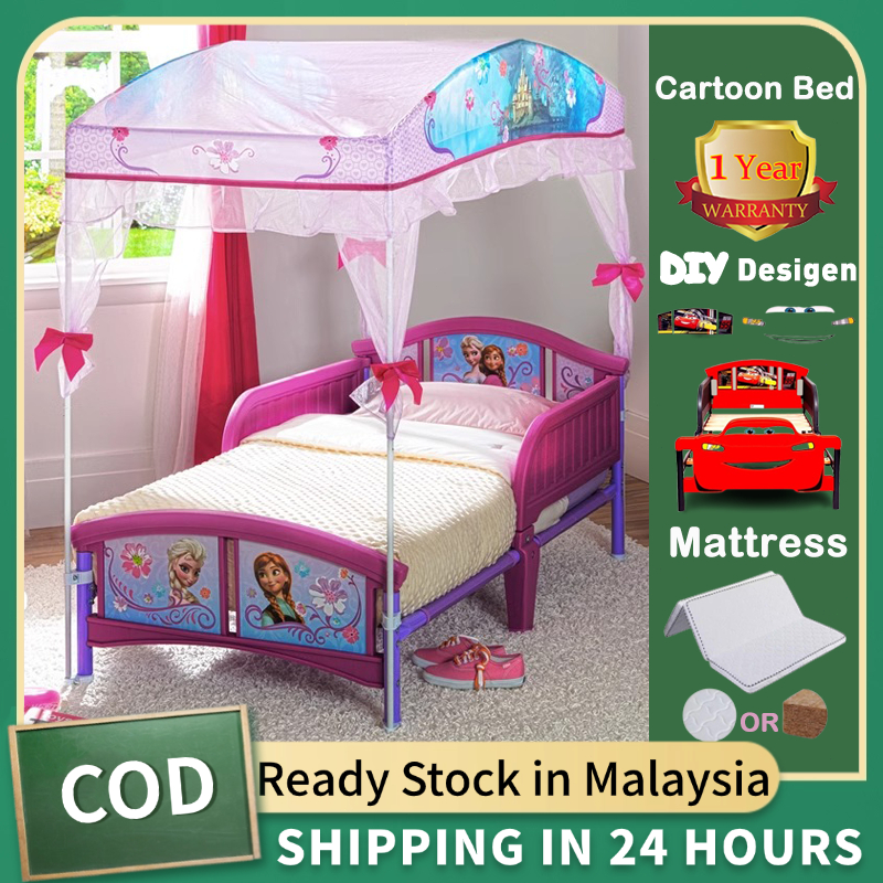 Katil Budak Katil Single Bed Frame Kids Bed Metal Bed Frame Katil ...