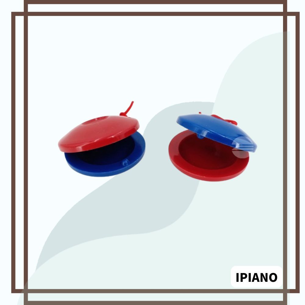 T-27P Red/Blue Plastic Castanets - Pair | Shopee Malaysia