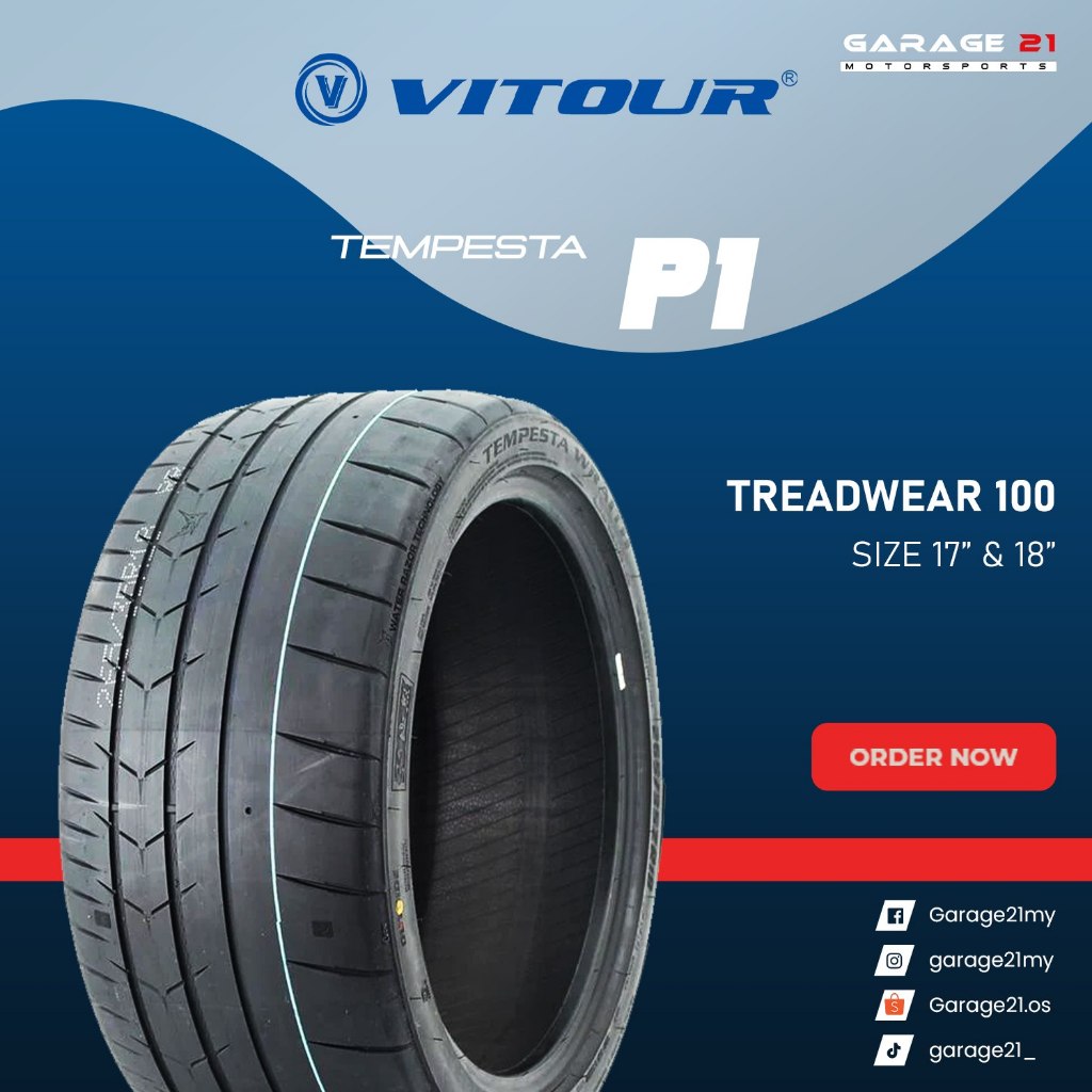 VITOUR TEMPESTA P1 TYRE - SUITABLE FOR ALL TYPES OF CARS | Shopee Malaysia