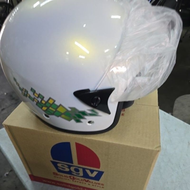 46 Yellow Original SGV Rider 2 Helmet sama design size:60cm(one size ...
