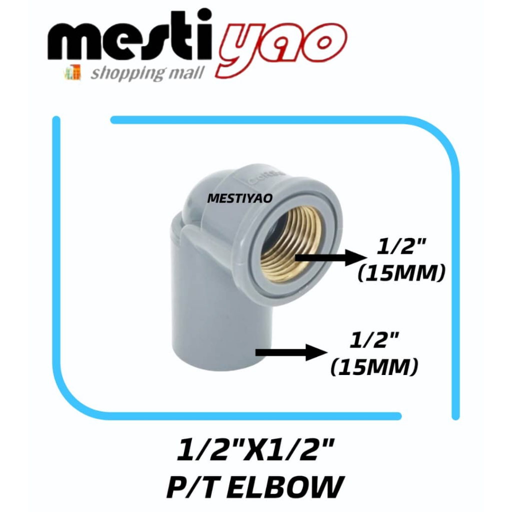 PVC Paip Fitting Thread Tembaga/PVC Pipe Fitting Brass Thread/PVC ...