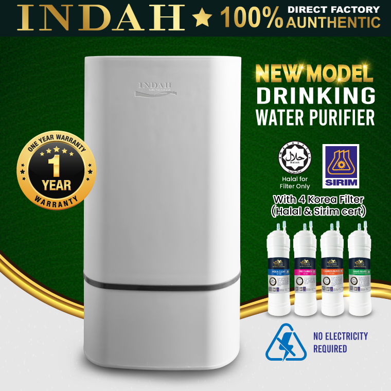 INDAH Mild Alkaline Water Filter System Water Purifier Penapis Air ...