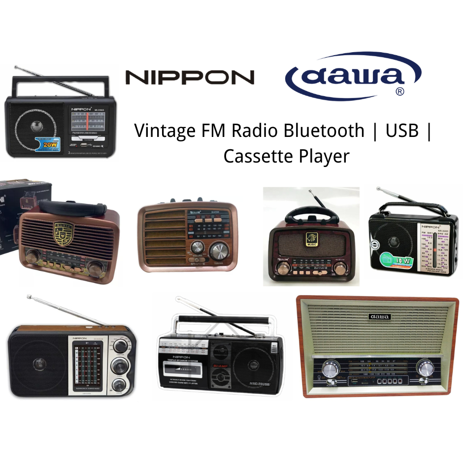 NIPPON DAWA GOLON FM/AM/SW 3 4 BANDS Portable BLUETOOTH Radiob | USB ...