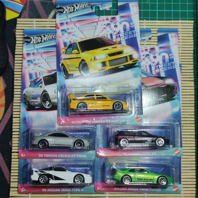 Hot Wheels 90s Street Scene SET OF 5 | Shopee Malaysia