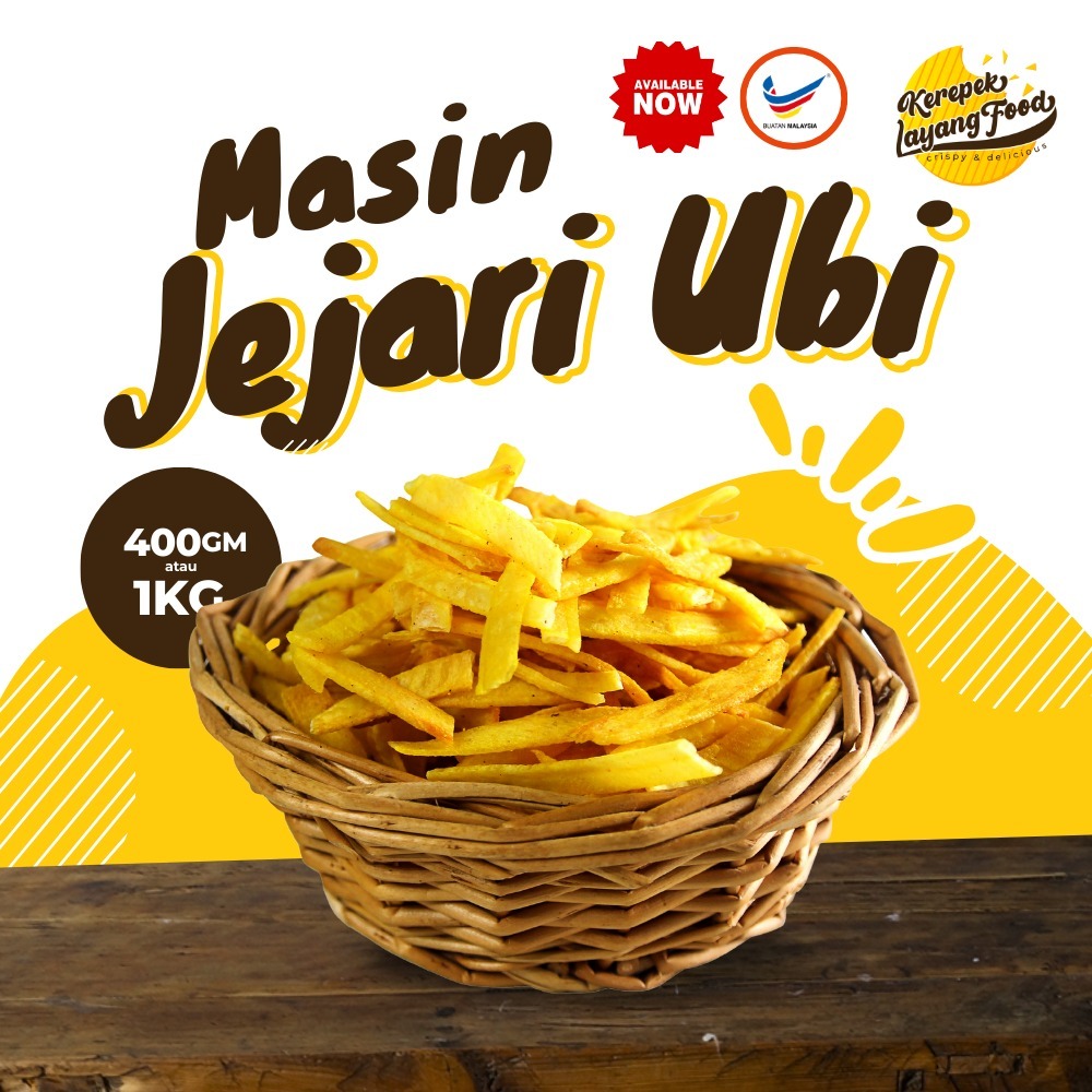 Kerepek Jejari Ubi Masin -400gm / 1kg (Tapioca Sticks) | Shopee Malaysia