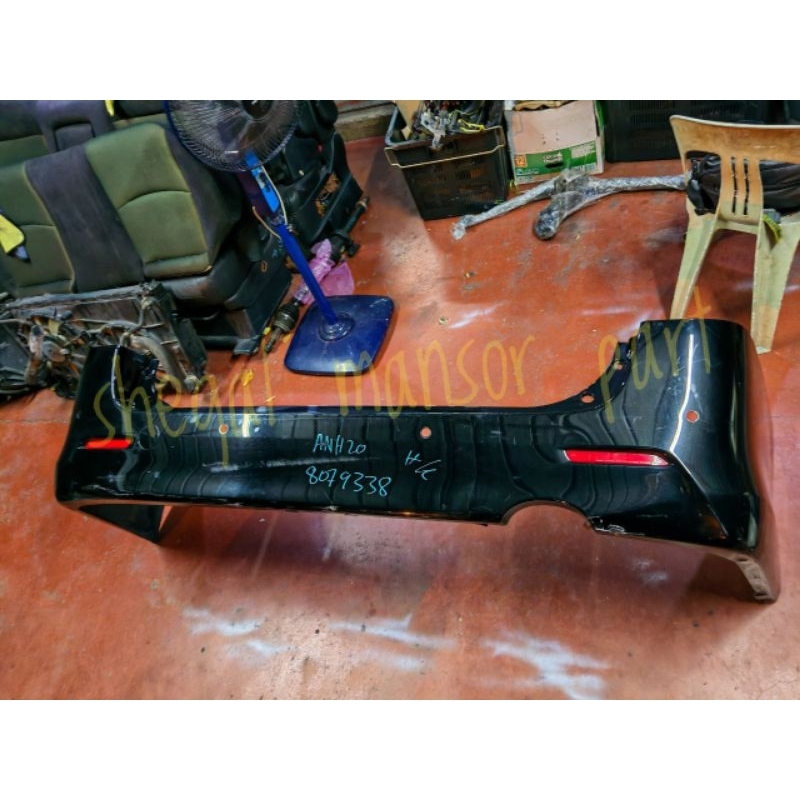 BUMPER BELAKANG REAR BUMPER TOYOTA ANH20 VELLFIRE ALPHARD USED ORIGINAL ...