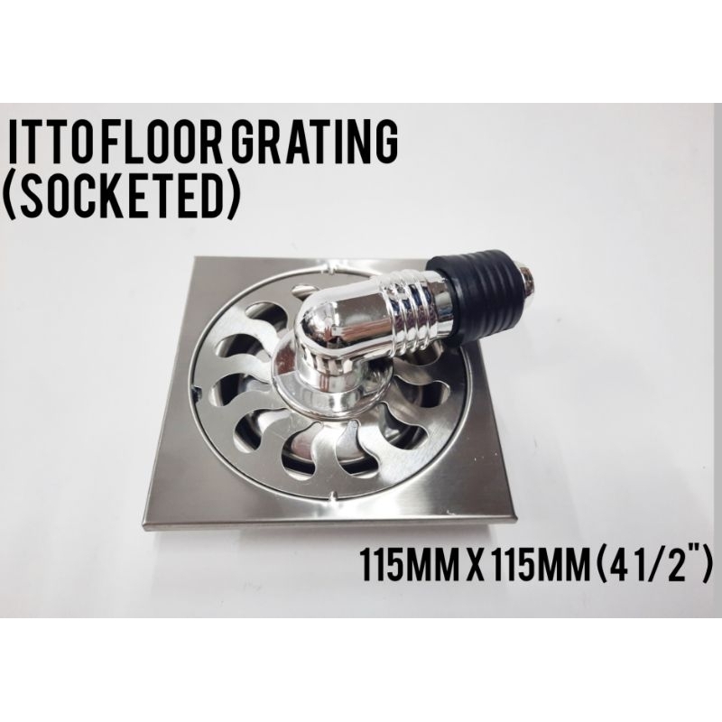 ITTO FLOOR GRATING WITH SOCKET/WASHING MACHINE OUTLET DRAINER | Shopee ...