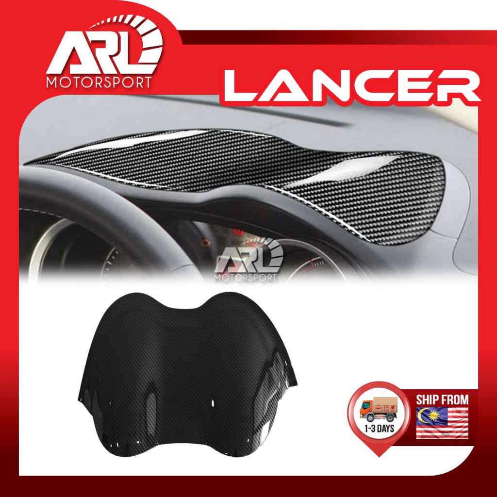 Mitsubishi Lancer VW EX Meter Carbon Lining Protector Console Dash ...