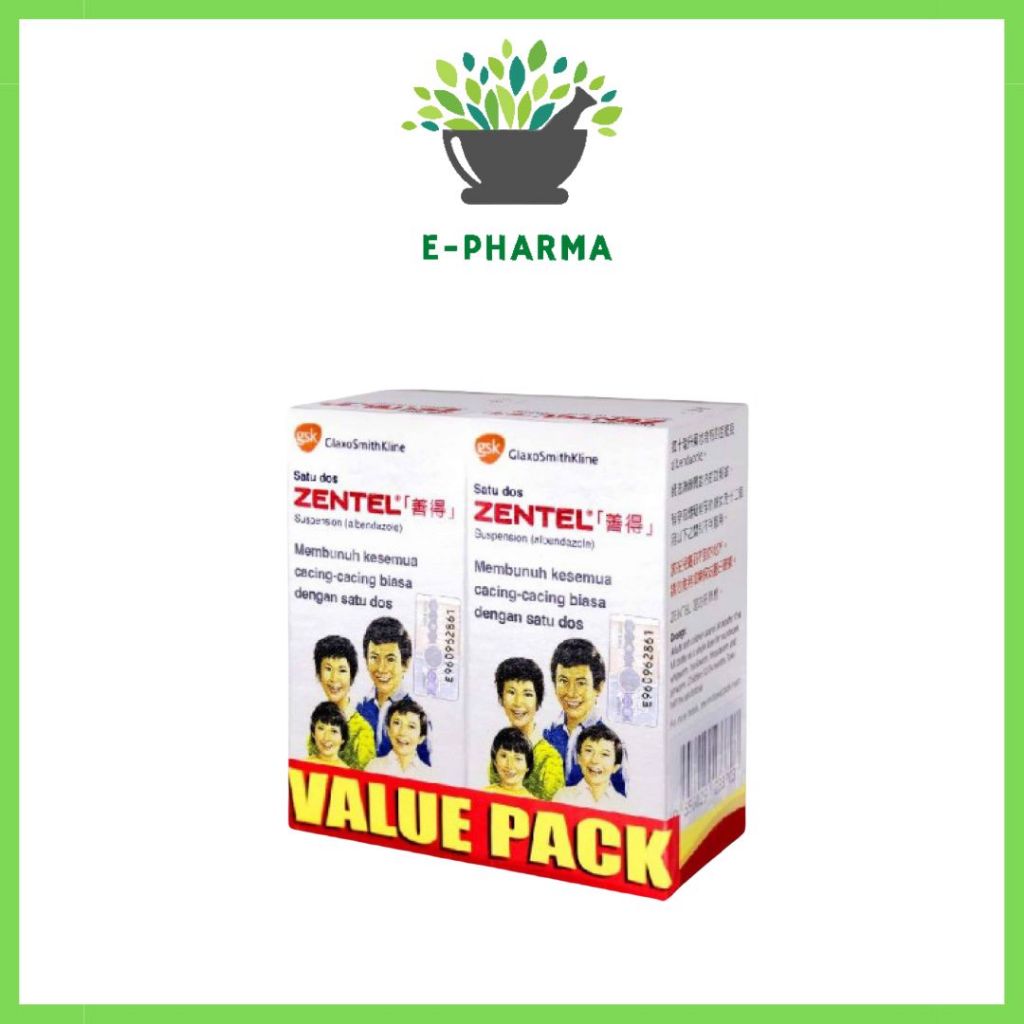Zentel Suspension 10ml 2s | Shopee Malaysia