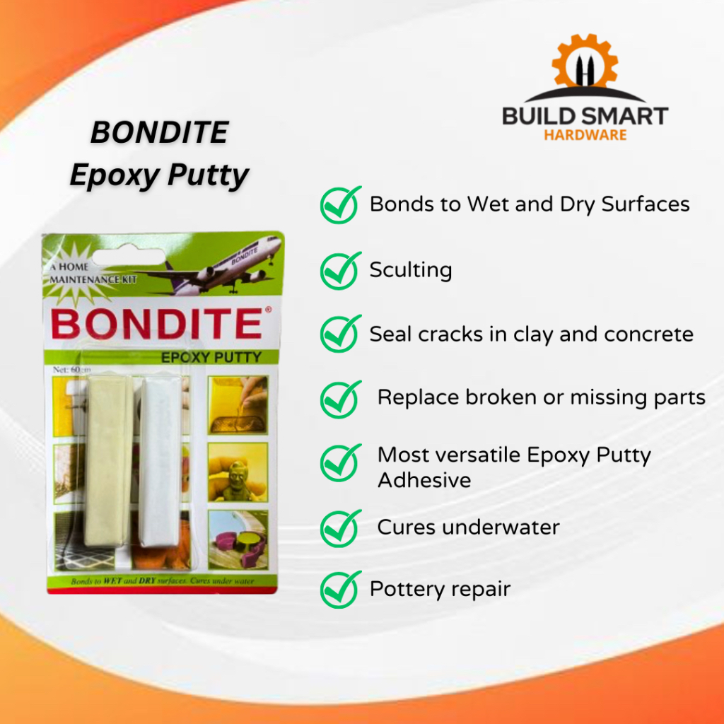 Bondite Epoxy Putty Adhesive (60gm) | A Home Maintenance Kit I ...