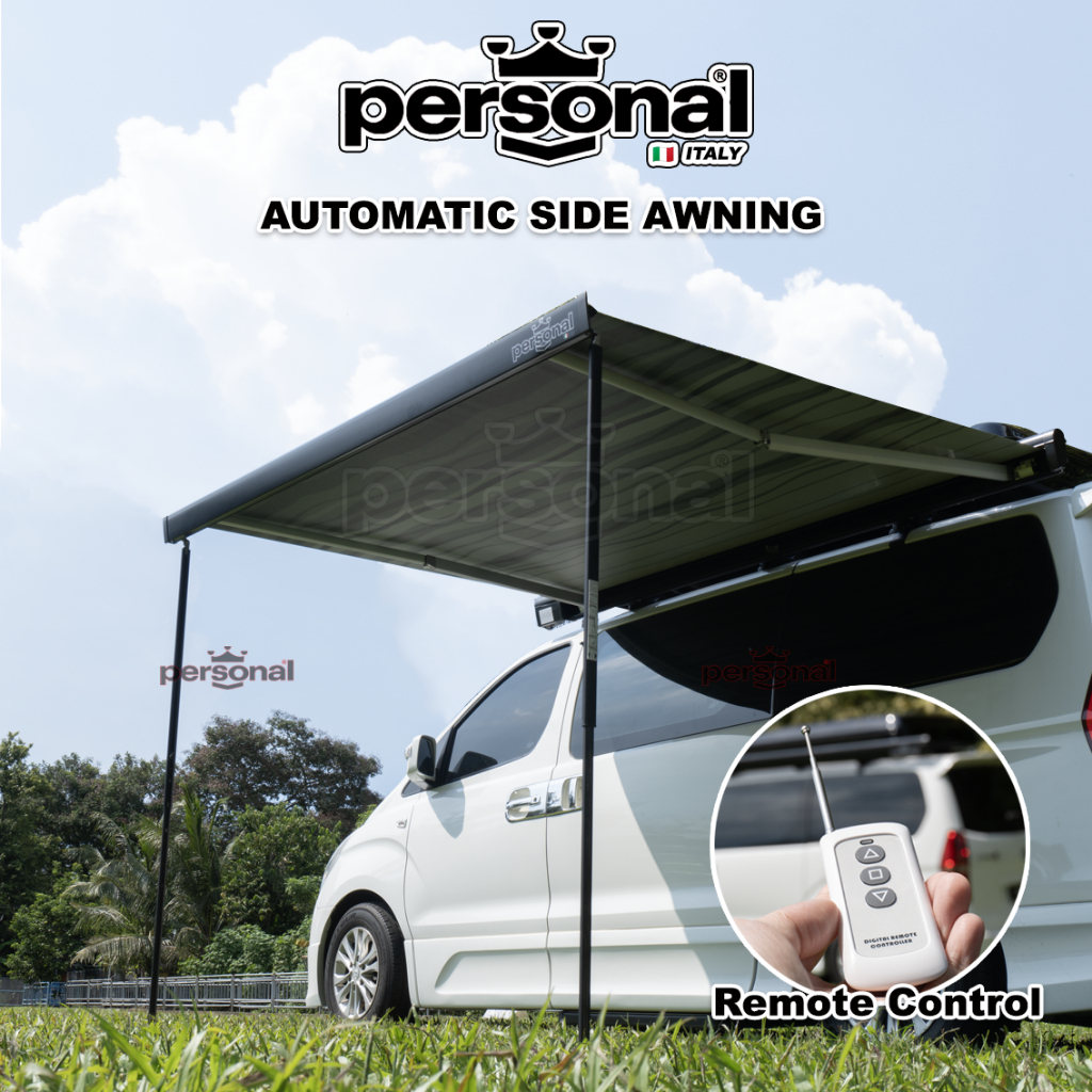 Van MPV Roof Top Automatic Side Awning with Wireless Remote Control ...