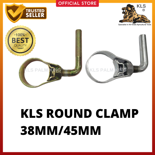 Kls Round Clamp & U Clamp / 38mm & 45mm / Pole Clip / Klip Galah ...