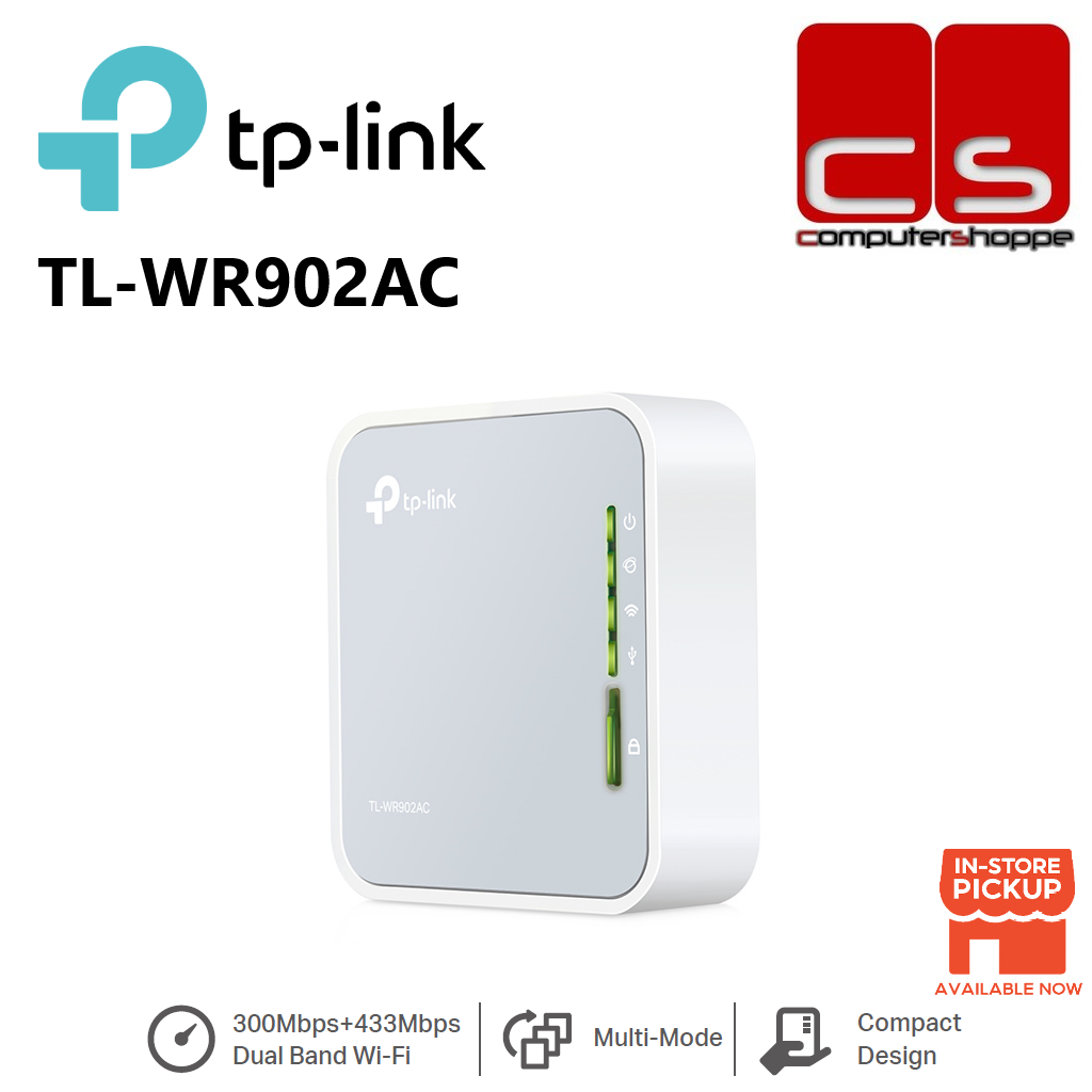 TP-Link AC750 Wireless Travel Router - TL-WR902AC | Shopee Malaysia