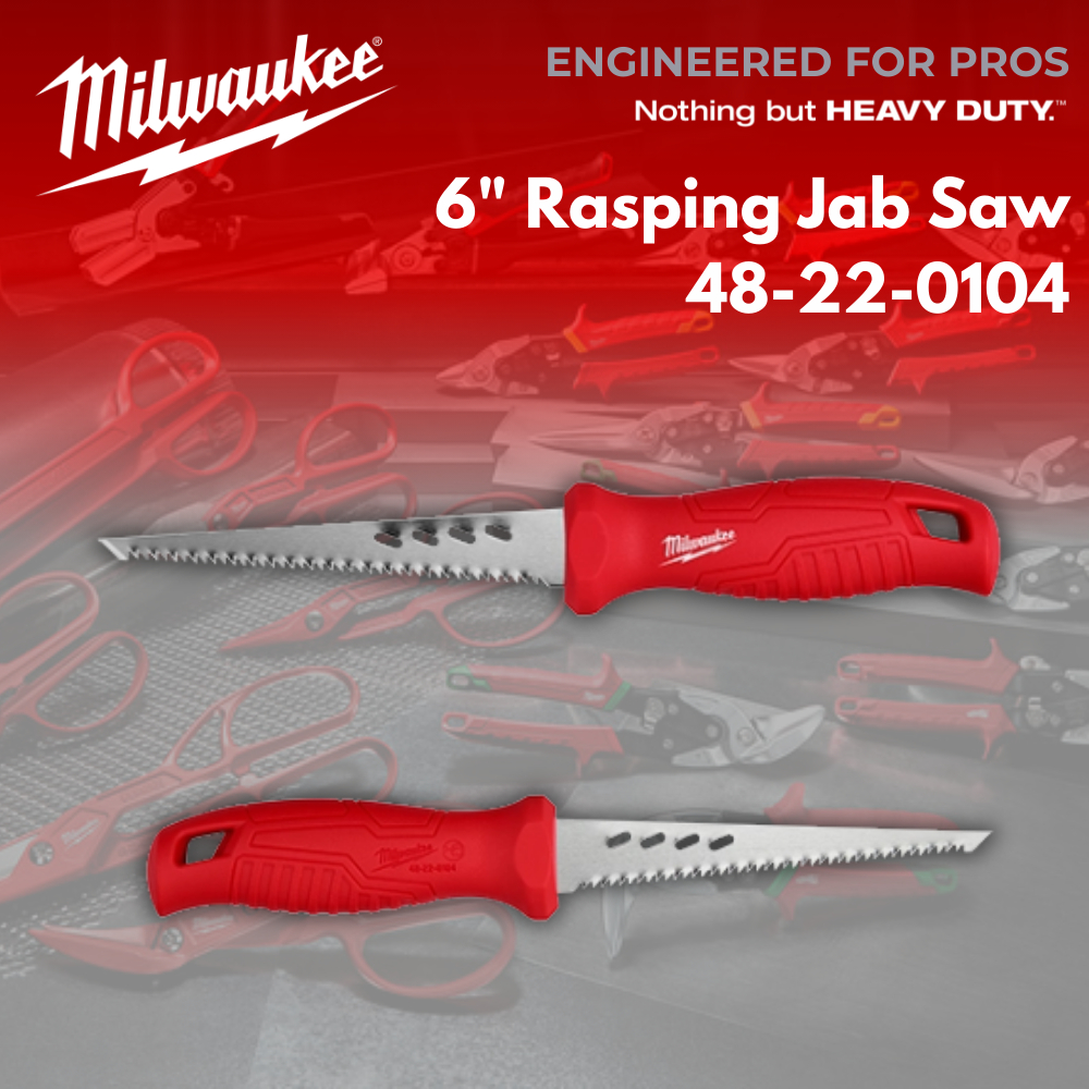 Milwaukee 6" Rasping Jab Saw 48-22-0104 [100% Original] | Shopee Malaysia