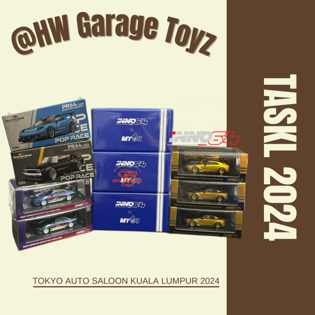 TASKL 2024 INNO 64 BUNDLE GTR R35 TOP SECRET GTR R34 V-SPEC POP RACE ...