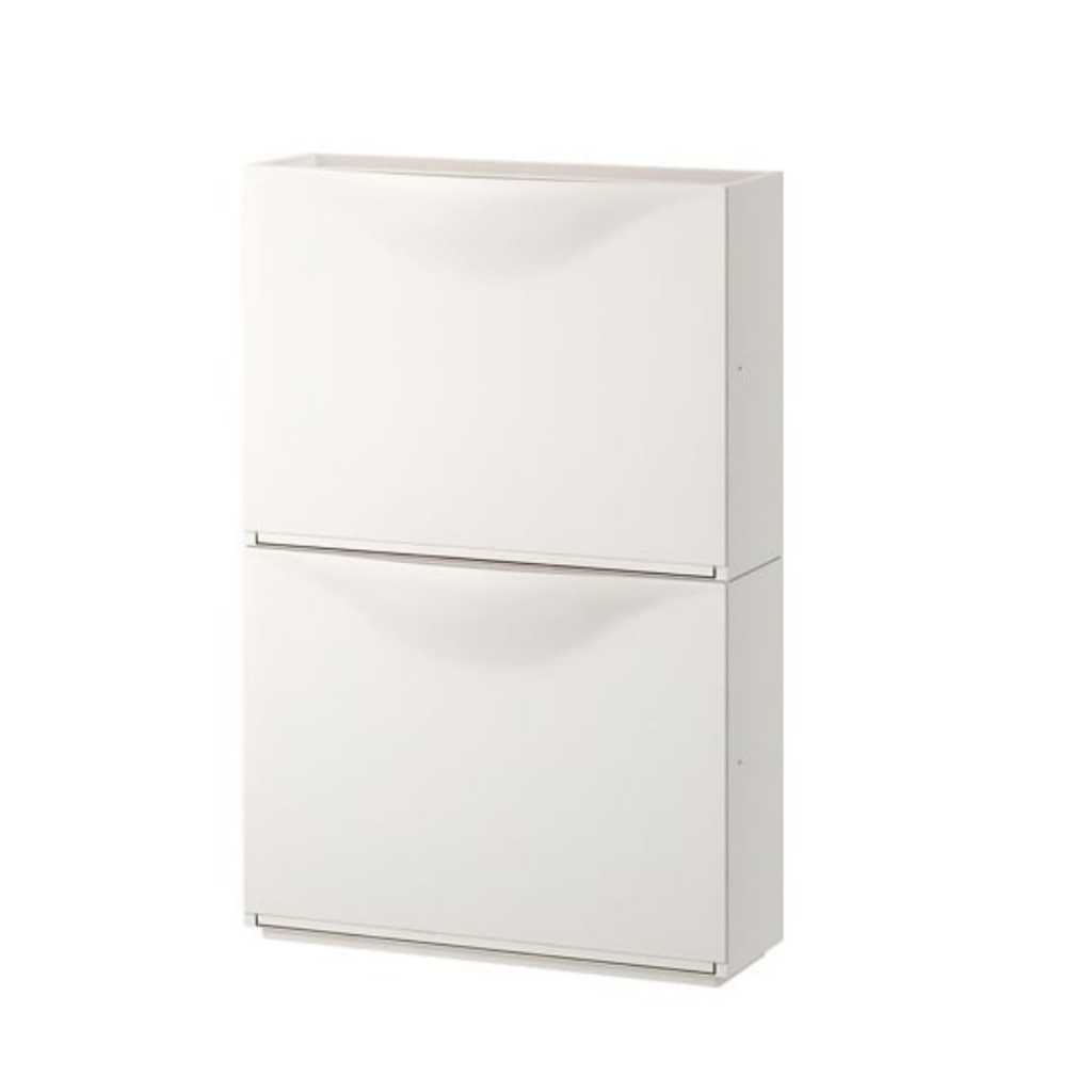 ORIGINAL IKEA TRONES Shoe cabinet/storage, white, 52x18x39 cm | Shopee ...