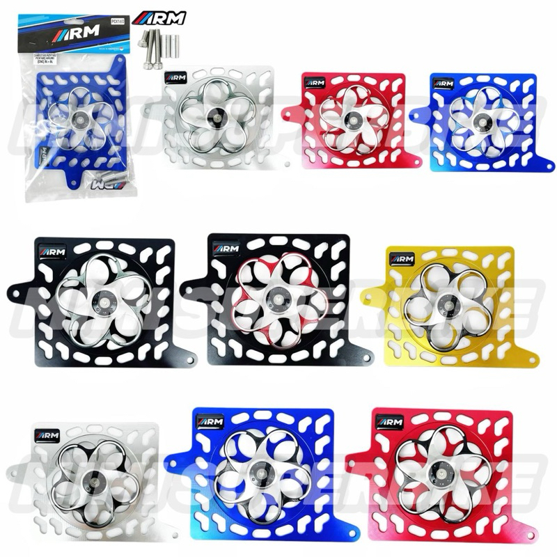 ORI ARUMI RADIATOR COVER CNC WITH FAN HONDA VARIO160 ADV160 PCX160 ADV ...