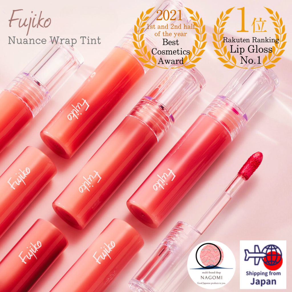 Fujiko Nuance Wrap Tint, 7 colors, Lip Gross/ Lip Stick/ Lip Tint ...