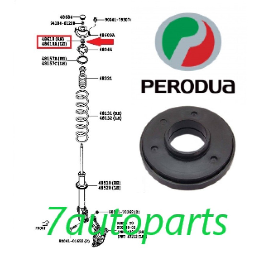 ORIGINAL Perodua Myvi Viva Axia Bezza Kembara Front Absorber Strut ...