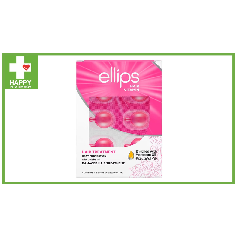 ELLIPS Hair Vitamin 2 x 6's ( Smooth & Shiny / Hair Vitality / Color ...