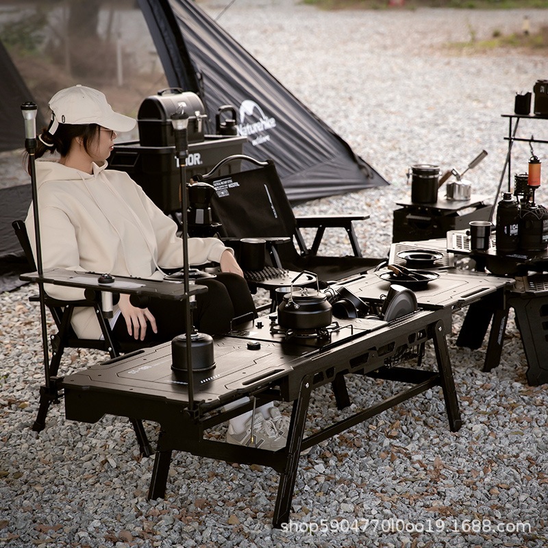 Outdoor camping folding IGT table, portable tactical table multi ...