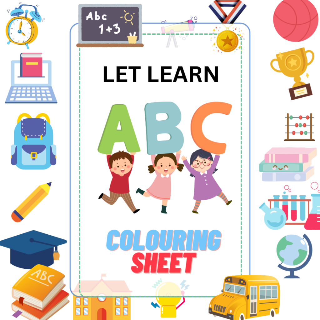 Hardcopy A4 Colouring Sheets/ Kertas Warna Untuk Kanak-Kanak | Shopee ...