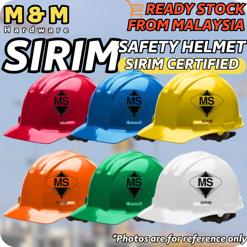 SIRIM Safety Helmet Hard Hat for Construction Workers, Job Site ...