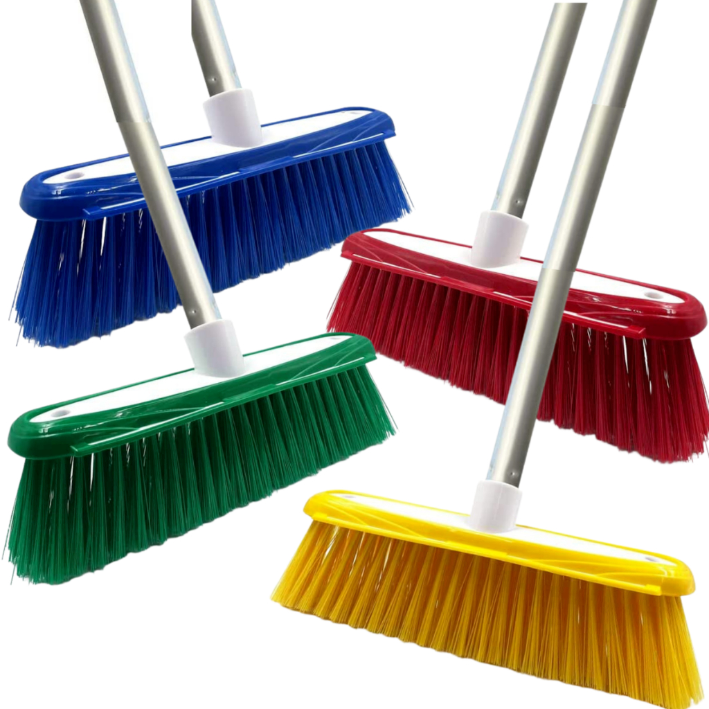 Foldable Broom Dustpan Set Home Office Self-Cleaning Dustpan Teeth ...