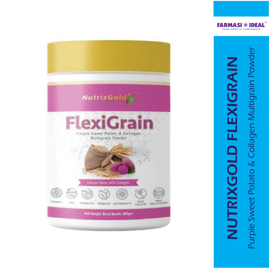 NUTRIXGOLD FlexiGrain, 600g - Purple Sweet Potato & Collagen Multigrain ...